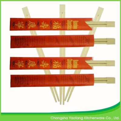 China Slim Japanese Disposable Bamboo Chopsticks Twins 24cm For Sushi Shop for sale