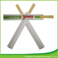 China Restaurant Custom Disposable Bamboo Chopsticks 24cm Biodegradable for sale