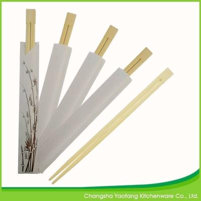 China 24cm Twins Reusable Bamboo Chopsticks Sushi 5.0mm Thickness Customized for sale