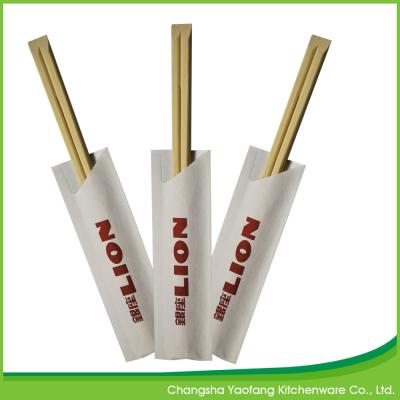 China Wrapped Tensoge Bamboo Chopsticks 20cm Natural Chinese Style Chopsticks for sale