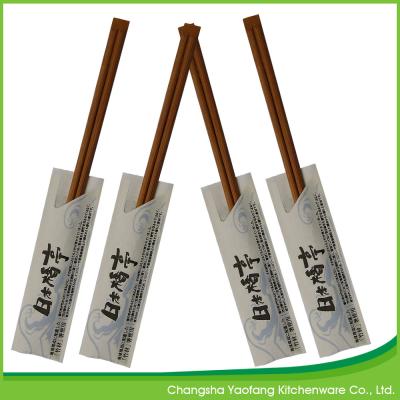 China Tensoge 24cm Eco Friendly Natural Carbonized  Bamboo Chopsticks for sale