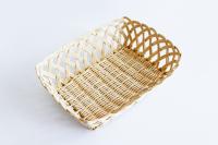China Craft Bamboo Fruit Basket Dust Pan 150*30mm Customized For Gifts for sale