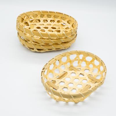 China Craft Bamboo Fruit Basket Dust Pan 150*30mm Customized For Gifts for sale