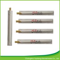 China Moso Round Bamboo Chopsticks Biodegradable Custom Logo 21cm Disposable for sale