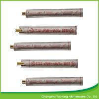 China Moso Round Bamboo Chopsticks Biodegradable Custom Logo 21cm Disposable for sale