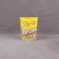China Biodegradable Paper Disposable Popcorn Cups 32oz 46oz 70oz 85oz for sale