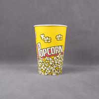 China Biodegradable Paper Disposable Popcorn Cups 32oz 46oz 70oz 85oz for sale