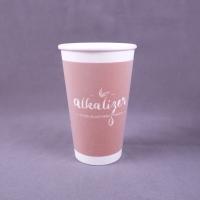 China Single Wall Foam Disposable Paper Coffee Cup Flexo Printing 12oz 16oz for sale