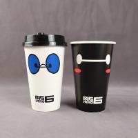 China 16Oz Disposable Paper Coffee Cup single wall PE coating customized for sale