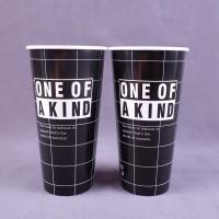 China 22OZ Single Wall Disposable Paper Coffee Cup Double PE Heat Protection for sale