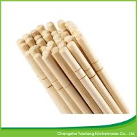China 23cm Customized Round Bamboo Chopsticks Disposable With OPP Wrapper for sale
