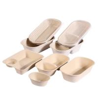 China 100% Biodegradable Disposable Dinnerware Compostable Sugarcane Food Container for sale
