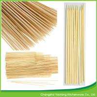 China 30cm Disposable Mao Bamboo BBQ Skewers Stick Biodegradable for sale