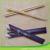 China Disposable Round Bamboo Chopsticks 5.0*200 cm HS Code 4419121090 for sale