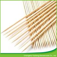 China Round Mao Bamboo Barbecue Sticks 5.0mm Diameter Eco friendly for sale