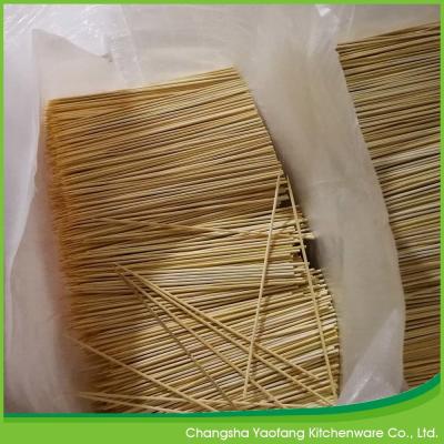 China Non Stick Disposable Bamboo Barbecue Skewers Eco Friendly Custom Logo for sale