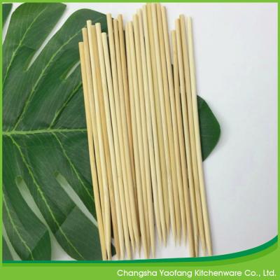 China Round Mao Bamboo Barbecue Sticks 5.0mm Diameter Eco friendly for sale