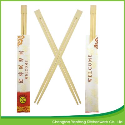 China 24cm Japanese Sushi Chopsticks Bamboo Twins Eco Friendly Customized for sale