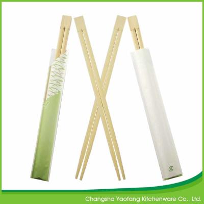 China 24cm Natural Twins Traditional Chinese Chopsticks Bamboo Eco Friendly for sale