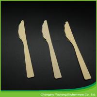 China Biodegradable Eco Friendly 170mm Disposable Bamboo Knives ,Forks Spoons for sale