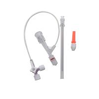 China Push/pull Hemostasis Valve with Line (25cm)and Stopcock + Torque Device +Insertion Tool for sale