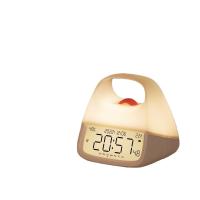 China Quartz Motivity Portable Clock Attractive Orange Dot Design for Fashionable Table for sale