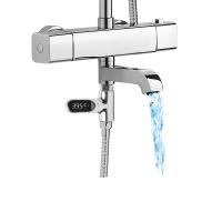 China Household Temperature Instruments Self-Generating LED Display Water Temperature Gauge for sale