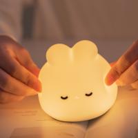 China Support Dimmer Cute Animal Silicone Nursery Lamp Small Size Perfect for Living Rooms for sale