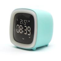 China Modern Cute Kids Quartz Alarm Clock with Night Light Digital Bedside Clock Inspired by TV Bedroom Design for sale