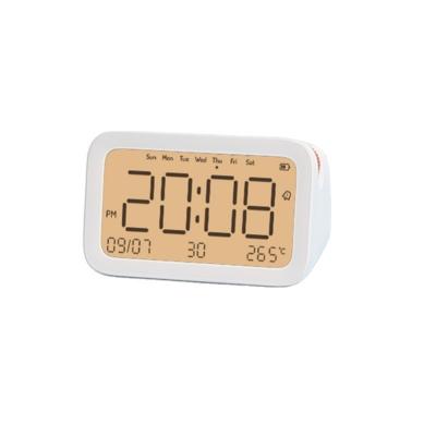 China Smart and Multi-Functional Orange Dot Bedroom Clock for Back to School Occasion Needs for sale