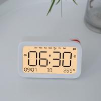 China Smart and Multi-Functional Orange Dot Bedroom Clock for Back to School Occasion Needs for sale