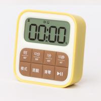 China Customized Modern Fruit-Shaped Quartz Motivity Bedroom Desk Clock Cube Fruit Timer for sale