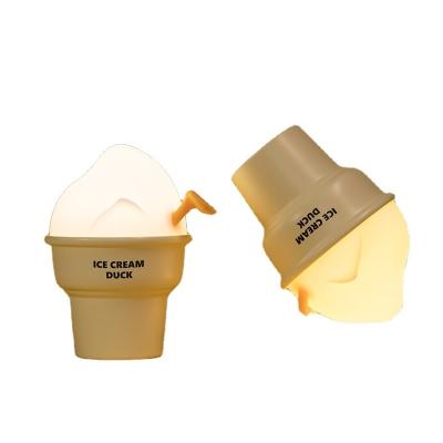 China Control Ice-Cream Duck Led Reading Light For Kids Bedroom With Touch Sensor Bedside Lamp for sale