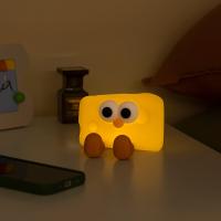 China Portable Usb Rechargeable Wireless Cute Cheese Led Table Lamp Bedroom Night Light Easy for sale