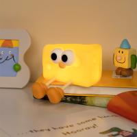 China Factory Direct Price Dimmable Touch Control And Color-Changing Cute Cheese Led Bedroom Night Light for sale