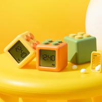 China Perfect Quality Colorful Fashionable And Vintage Block Timer Desk Clock For Bedroom for sale