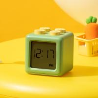 China Perfect Quality Colorful Fashionable And Vintage Block Timer Desk Clock For Bedroom for sale