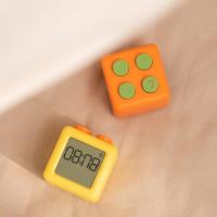 China Perfect Quality Colorful Fashionable And Vintage Block Timer Desk Clock For Bedroom for sale