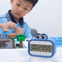 China Competitive Price Modern And Contemporary Big Mouth Timer Fashion Bedroom Desk Clock for sale