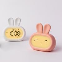 China New China Manufacturer Quaint And Whimsical Desk Clock Rabbit Alarm Clock For Bedroom for sale
