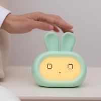 China New China Manufacturer Quaint And Whimsical Desk Clock Rabbit Alarm Clock For Bedroom for sale