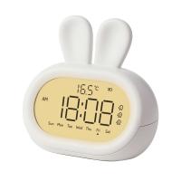 China New China Manufacturer Quaint And Whimsical Desk Clock Rabbit Alarm Clock For Bedroom for sale