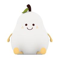 China Hot Selling Product Cute Animal For Kids Bedroom Dimmable Bedside Table Lamp Cute Pear Led Night Light for sale