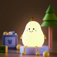 China Manufacturer Wholesale Dimmable Touch Control And Color-Changing Cute Pear Led Lamp Bedroom Night Light for sale