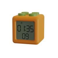 China Elegant Bedrooms Must-Have Modern Design Block Timer Desk Clock Back to School Occasion for sale