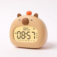 China Modern Design Digital Table Alarm Clock with Cute Backlight Smart Quartz Wake-up Light for Kids Analog-Digital Dual Function for sale
