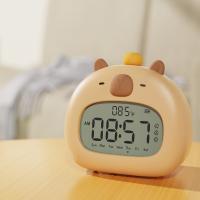 China Modern Design Digital Table Alarm Clock with Cute Backlight Smart Quartz Wake-up Light for Kids Analog-Digital Dual Function for sale