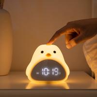 China New Design Good Quality Time Bird Bedtime Night Light For Kids Room With Rechargeable Led Lamp for sale
