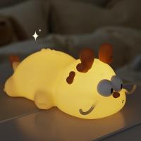 China Dragon Emotion USB Rechargeable LED Night Light Lamp Modern Design with Timing Adjustable Brightness Cute Small Bedroom Lamp for sale
