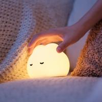 China Dream rabbit emotion led night light lamp Timing LED Night Light USB Rechargeable lamp Adjustable Brightness Cute Bedroom Lamp for sale